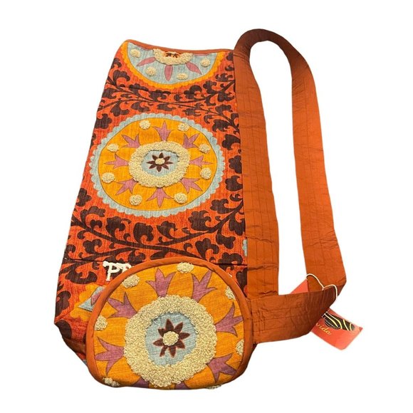 Paxvida | Bags | New Handmade Paxvida Crewel Embroidered Floral Boho ...